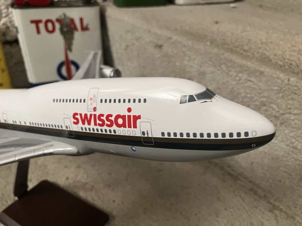 Swissair Boeing 747 Large Model! Zürich HB-IGF (Neu (gemäss ...