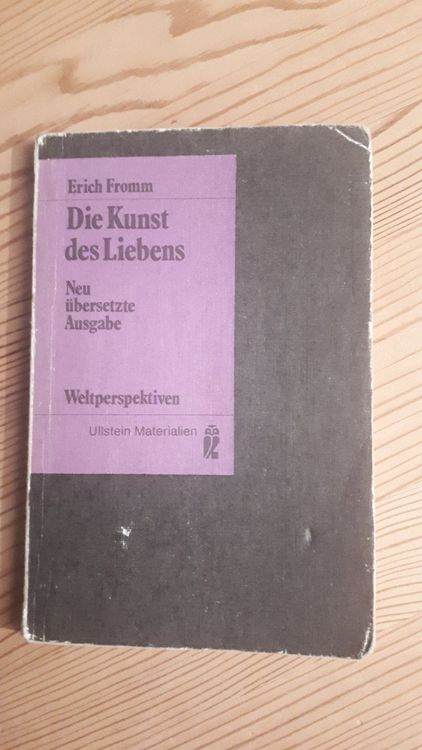 Buch: Die Kunst des Liebens von Erich Fromm (Gebraucht) in Unterseen für CHF 2 – mit Lieferung ...
