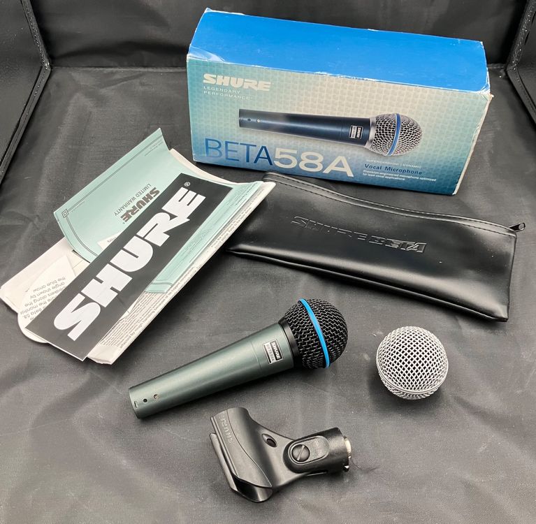 Shure Beta 58A Vocal Mikrofon mit Zubehör | Kaufen auf Ricardo