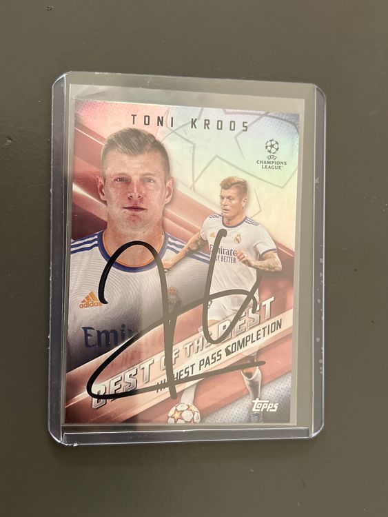 Topps Karte Signiert Toni Kroos (Neu (gemäss Beschreibung)) in Basel ...