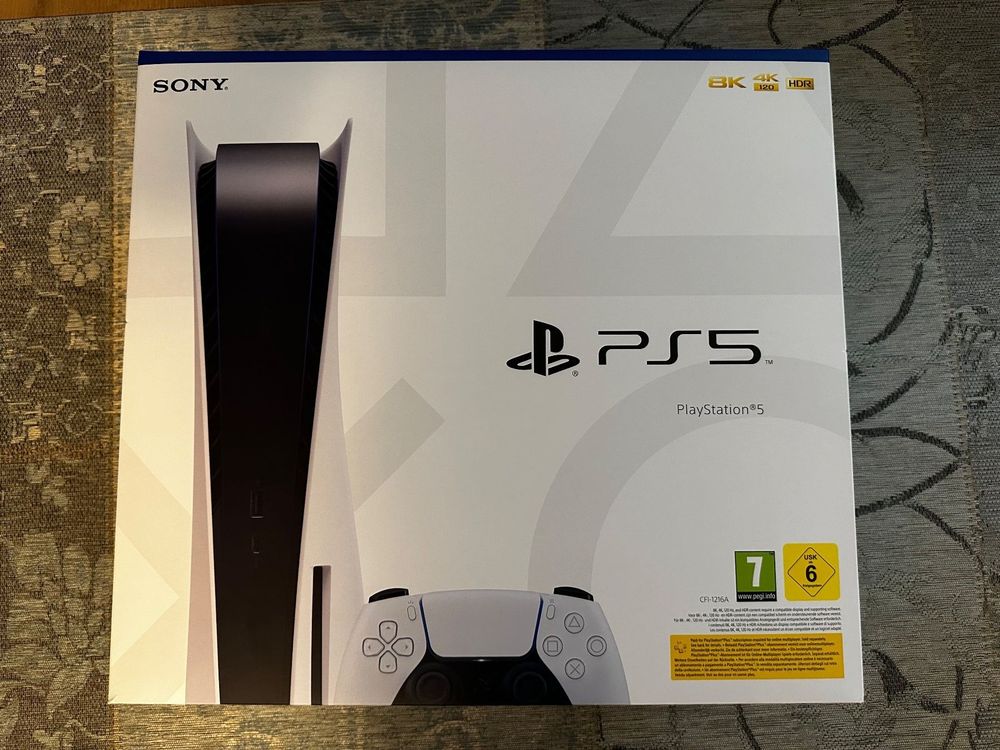 Sony PS5 Disk 825GB Neuwertig mit Garantie (Neu (gemäss Beschreibung ...