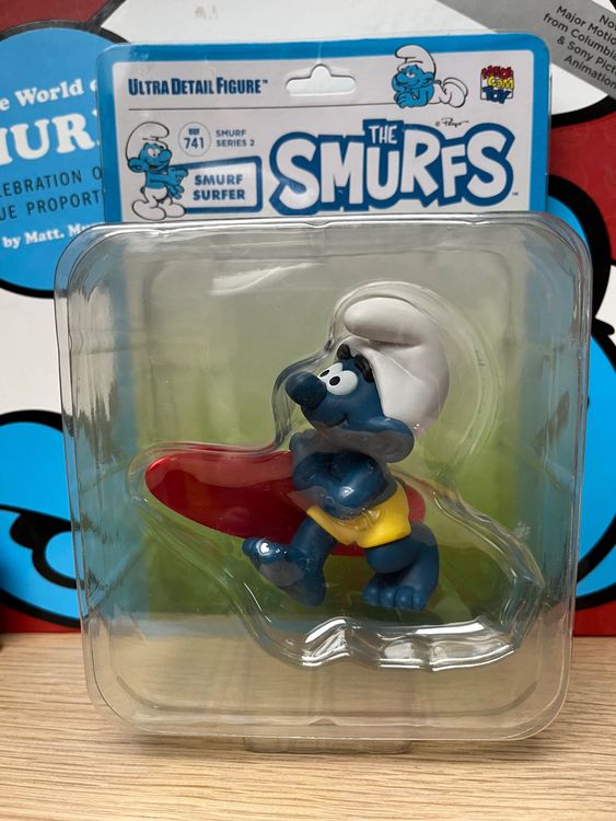 Surfer-Schlumpf mit rotem Surfbrett, Medicom Toy | Kaufen auf Ricardo