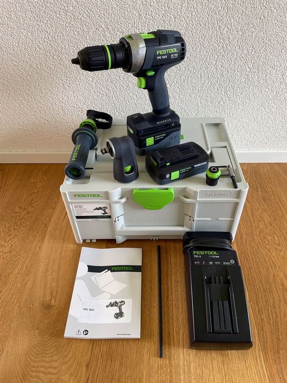 Festool Akku Schlagbohrschrauber 18V 5,2+4,0 Ah TPC 18/4 (Gebraucht) in Oberbüren für CHF 465 ...