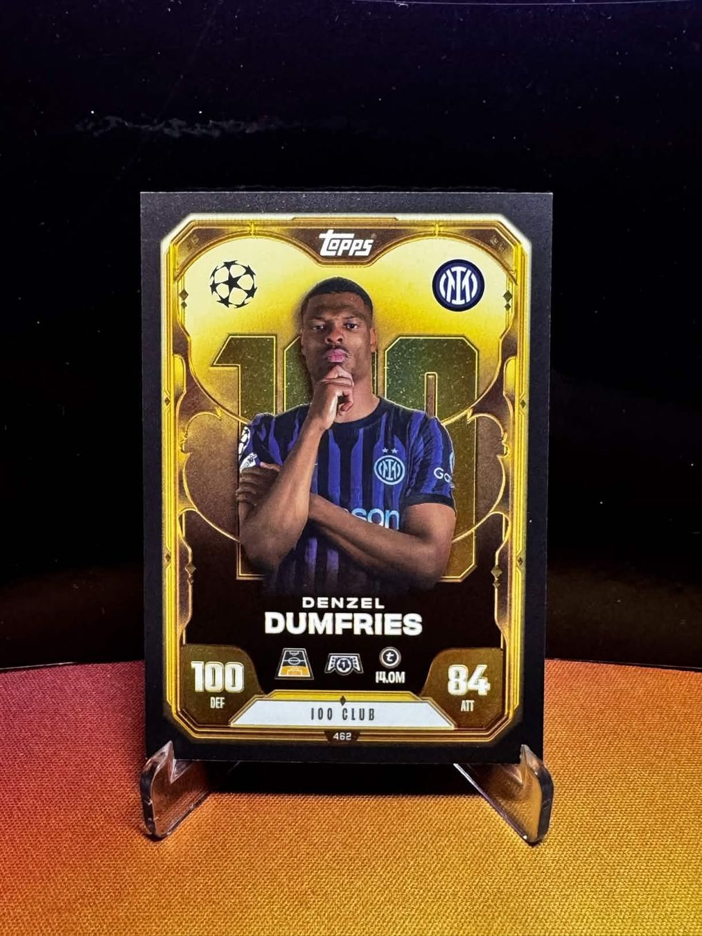 Denzel Dumfries / Match Attax 25-26 / 100 Club Nr. 462 (Neu (gemäss ...