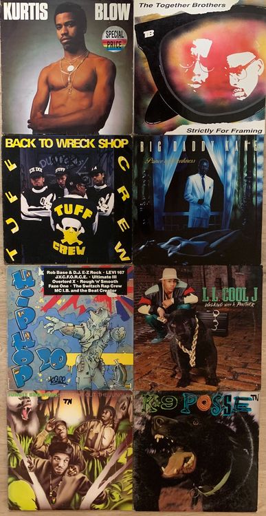 8x RAP Lp‘s LL COOL J/BIG DADDY KANE/TUFF CREW/JUNGLE BROS.. | Kaufen ...