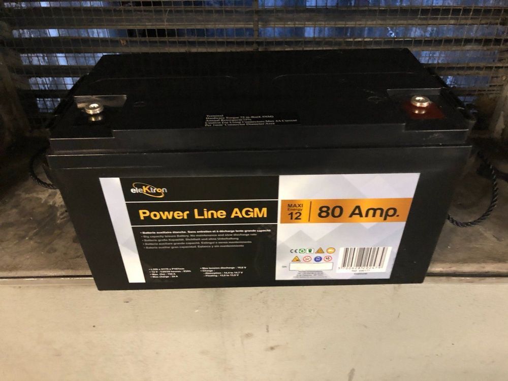 Batterie Power Line AGM 12V 80Ah (Gebraucht) in Münchenbuchsee für CHF ...