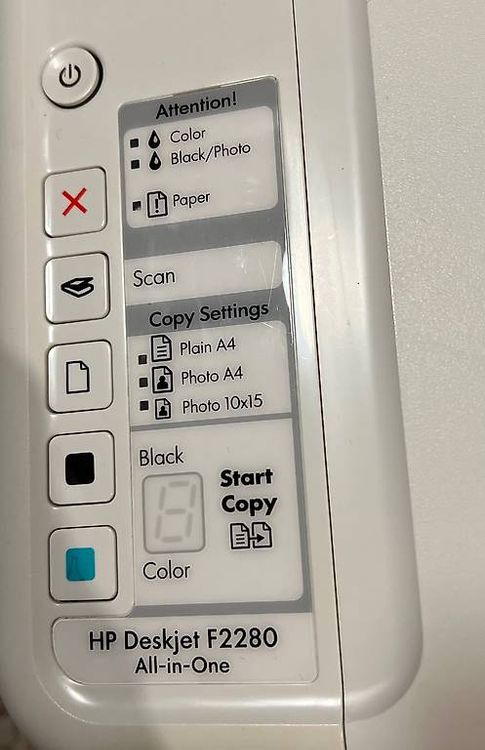 Drucker Scanner HP F2280 (Gebraucht) in Basel für CHF 1 – nur Abholung ...