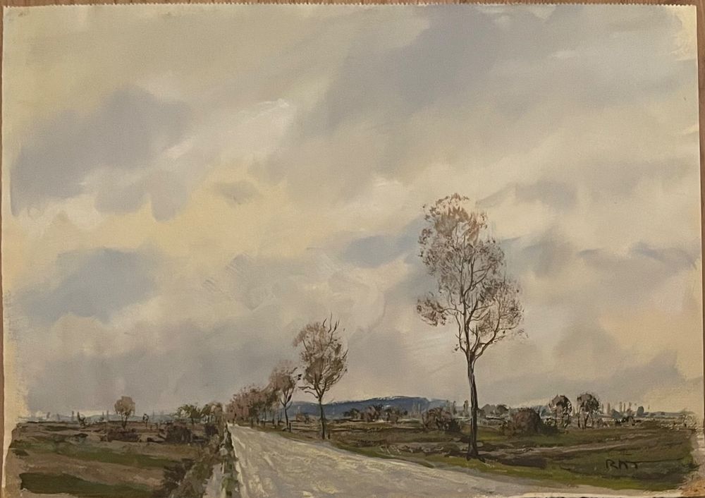 Rudolf Müller (1892-1972) Gouasche Landschafts Gemälde | Kaufen auf Ricardo