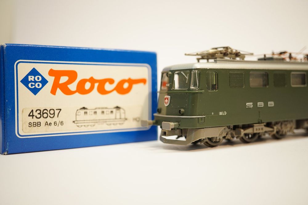 8å Roco 43697 SBB Ae 6/6 Rorschach 11458 grün | Kaufen auf Ricardo