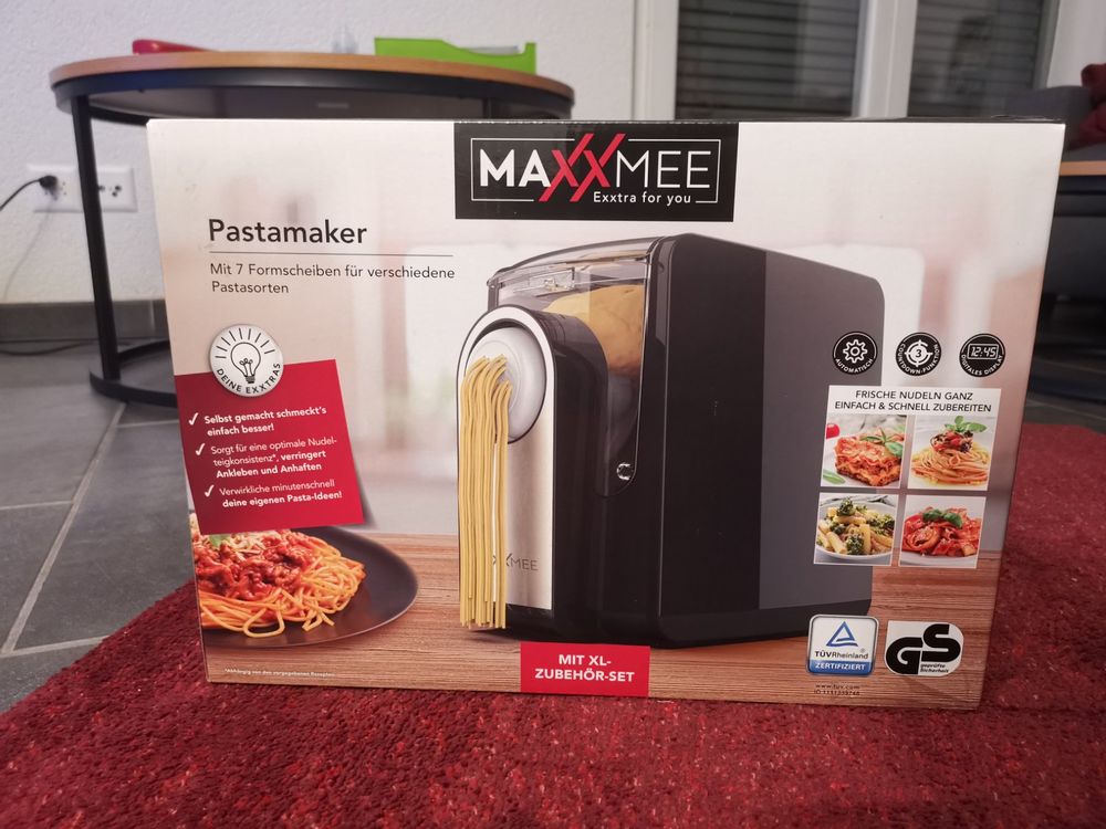 MAXXMEE Pastamaschine (mit XL-Zubehör-Set) | Kaufen auf Ricardo