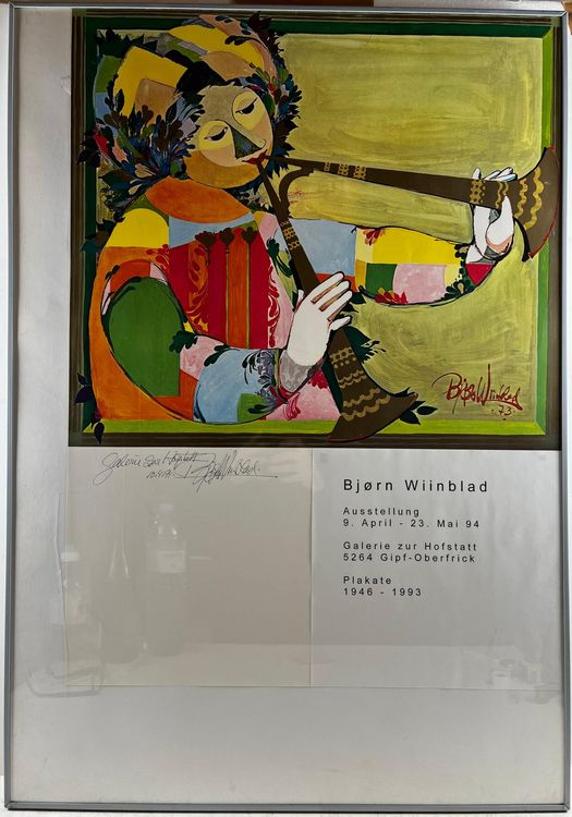 Björn Wiinblad Poster / Plakat Handsigniert. | Kaufen auf Ricardo