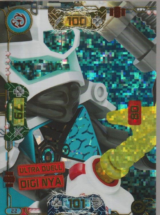 LEGO NINJAGO TRADING CARD SERIE 5 # 22 ULTRA DUELL DIGI NYA | Kaufen ...