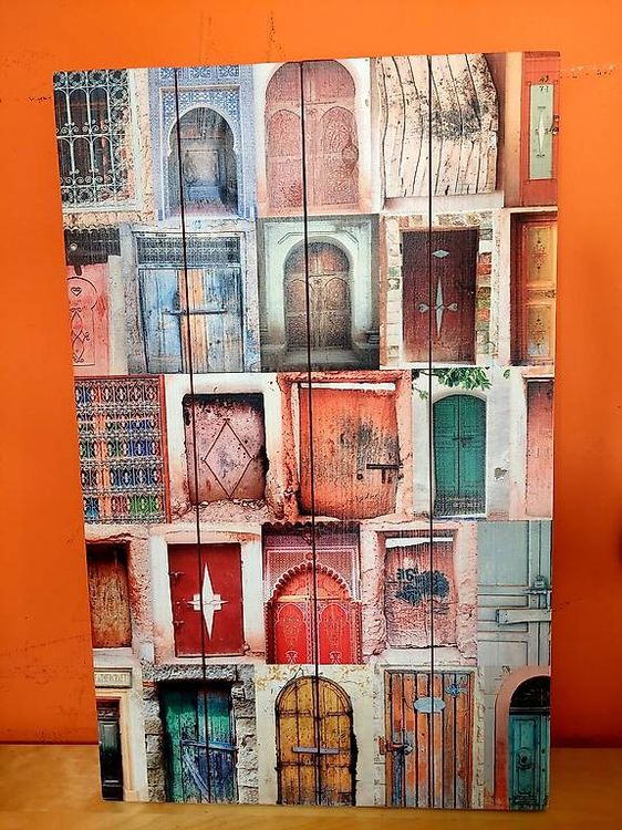 Tableau décoratif en bois - Dekoratives Bild aus Holz (Gebraucht) in ...
