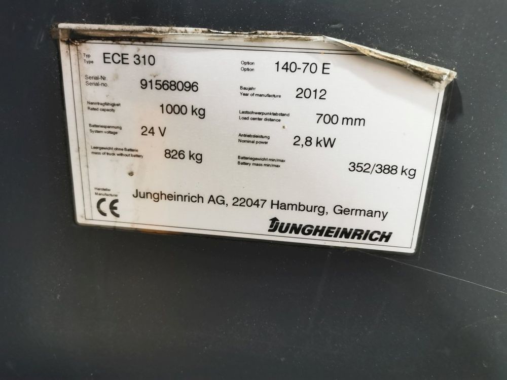 Niederflurgerät Horizontal-Kommissioniere ECE 310 (Gebraucht) in ...