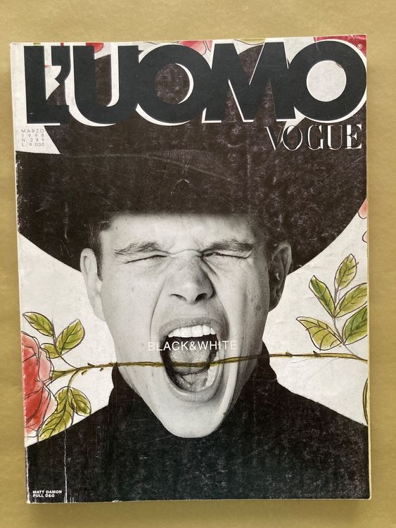 Vogue L‘Uomo Marzo 1998 Mode Design Lifestyle Magazin (Gebraucht) in ...