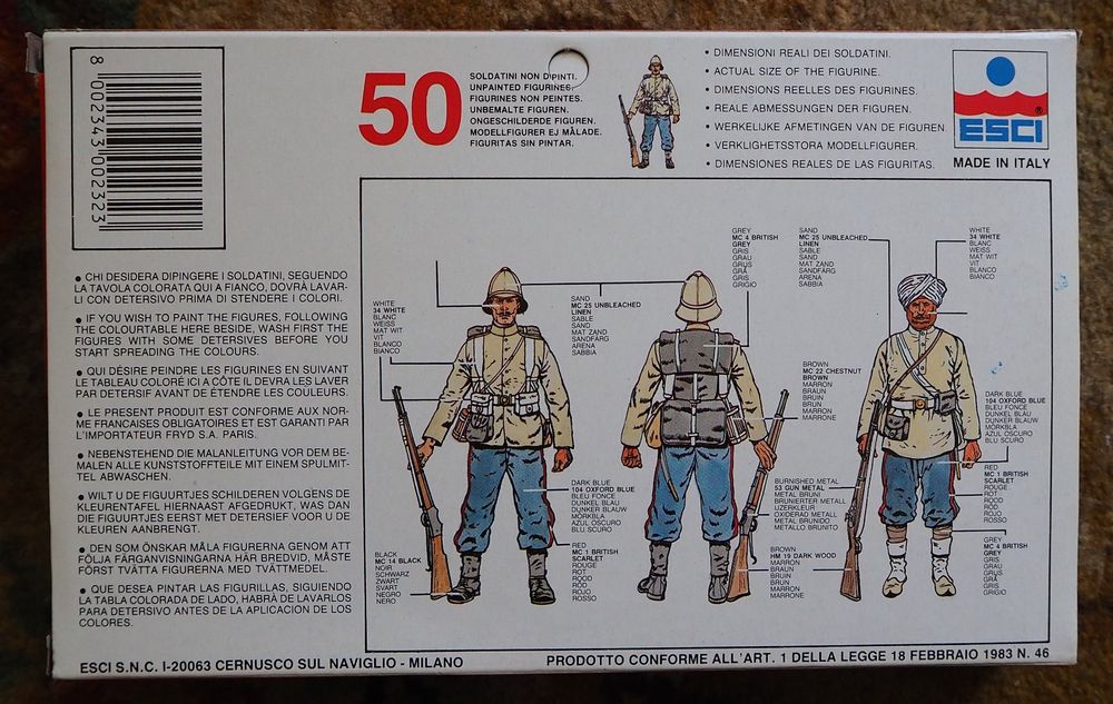 Esci / British Infantry - Kiber Pass / 1/72 (Gebraucht) in Chur für CHF ...