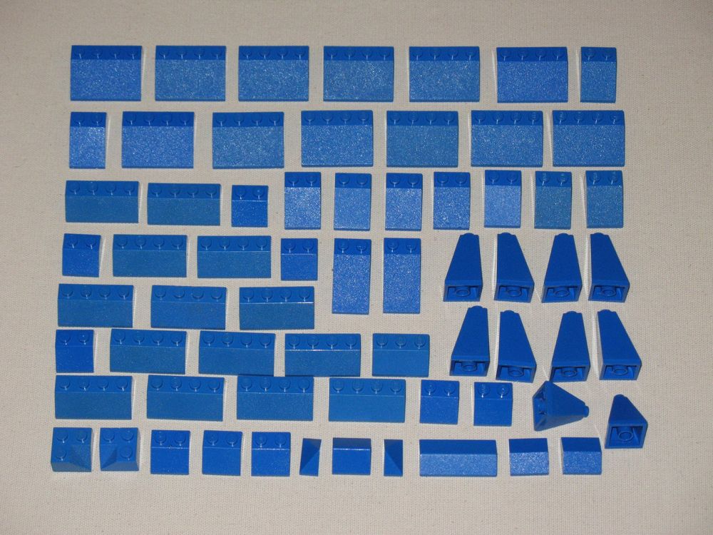 Lego 65 Dachsteine blau | Kaufen auf Ricardo