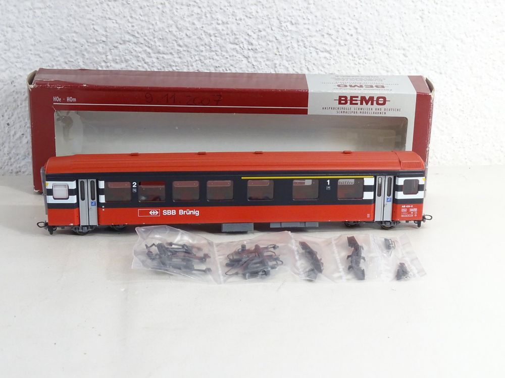 Bemo 3277 444 Brünig Panoramic Express, SBB, AB434-0,H0m,OVP (Neu ...