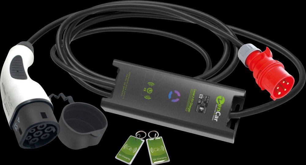 E-Auto Ladekabel ICCB 22-5-CEE32 DUOSIDA, Ladegerät, 22 kW, (Gebraucht ...