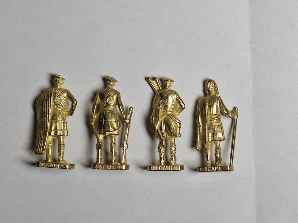 Ü-ei Metall Figuren Schotten 1 bis 4 Scot Gold (Gebraucht) in Zürich ...