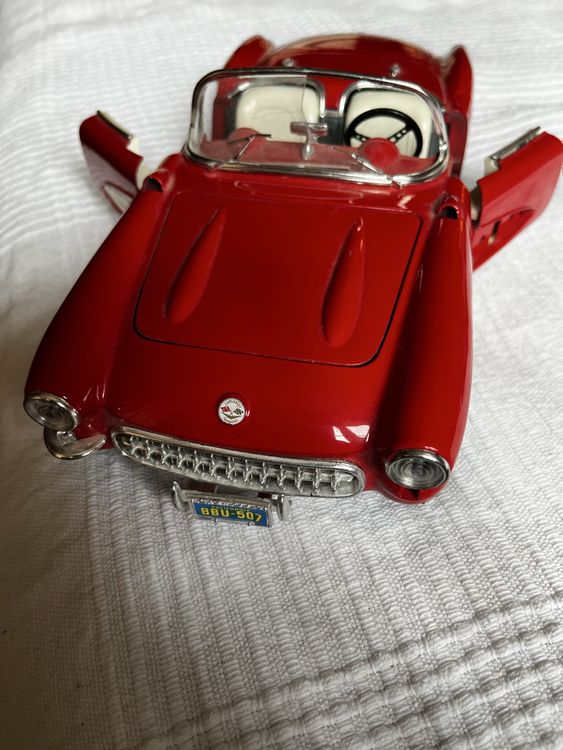 Chevrolet Corvette 1957 von Burago made in Italy , Länge 24 (Gebraucht ...