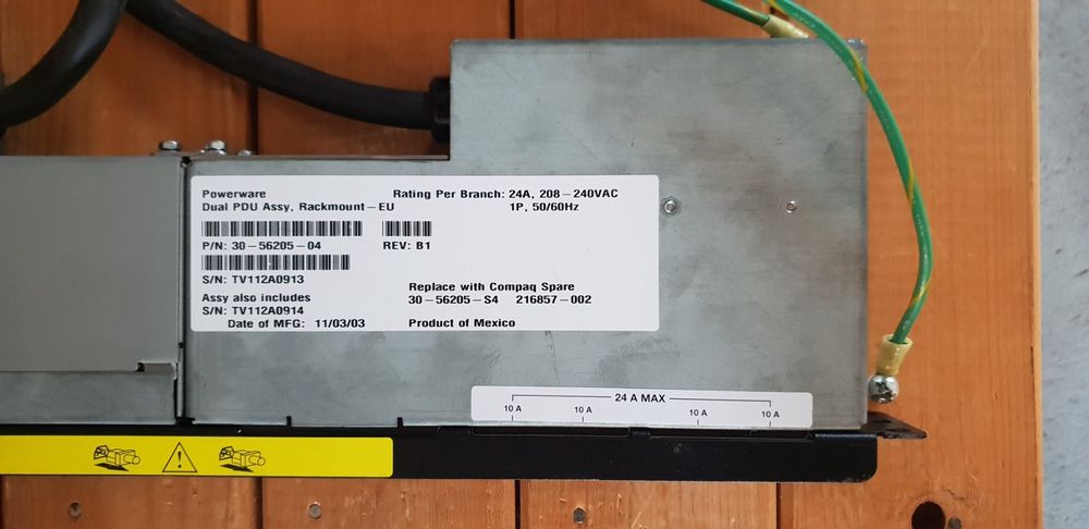 2x 24A Stromverteiler 19" Rackmount (Gebraucht) in Winterthur für CHF 1 ...