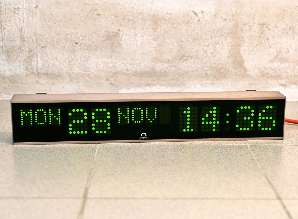 Mobatime Digitaluhr Loft Industriedesign Design Klassiker | Kaufen auf ...