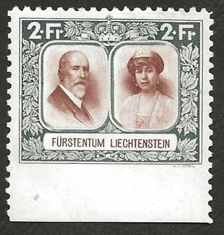 Liechtenstein 1930 Abart 97 unten ungezähnt Falz | Kaufen auf Ricardo