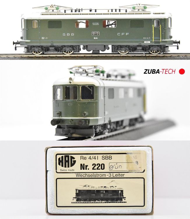 HAG 220 E-Lok Re 4/4 I SBB H0 WS Analog | Kaufen auf Ricardo