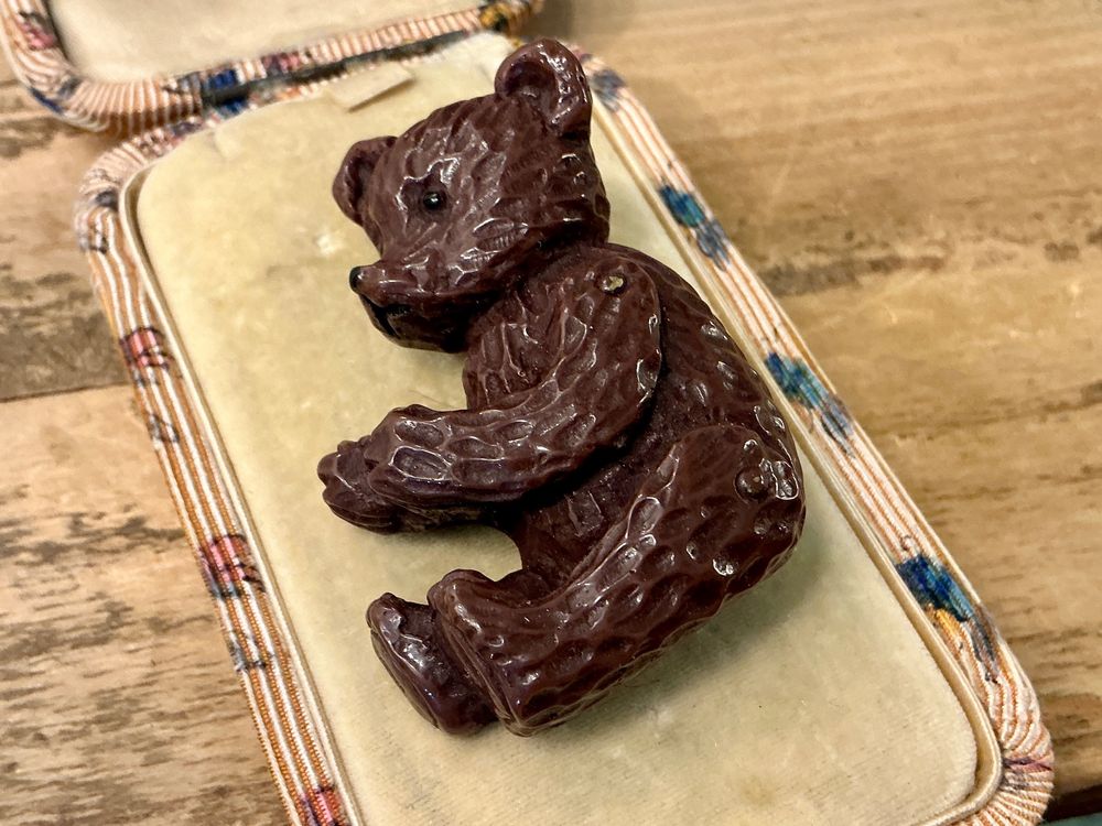 MAX MARA WEEKENDS VINTAGE XL BROSCHE BAKELIT, MADE IN JAPAN (Gebraucht ...