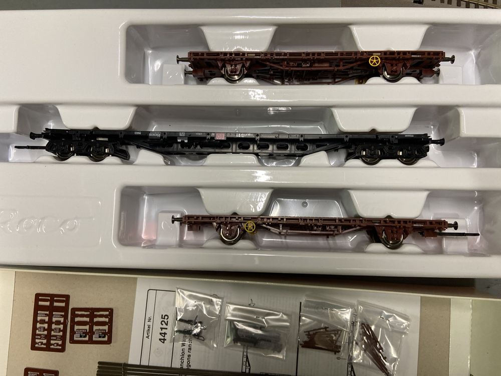 Roco 44125 Güterwagenset Baustahltransport (Neu (gemäss Beschreibung ...