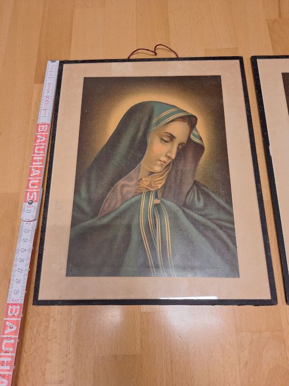 Maria & Jesus, sehr alte Bilder (Gebraucht) in Vilters für CHF 40 – mit ...