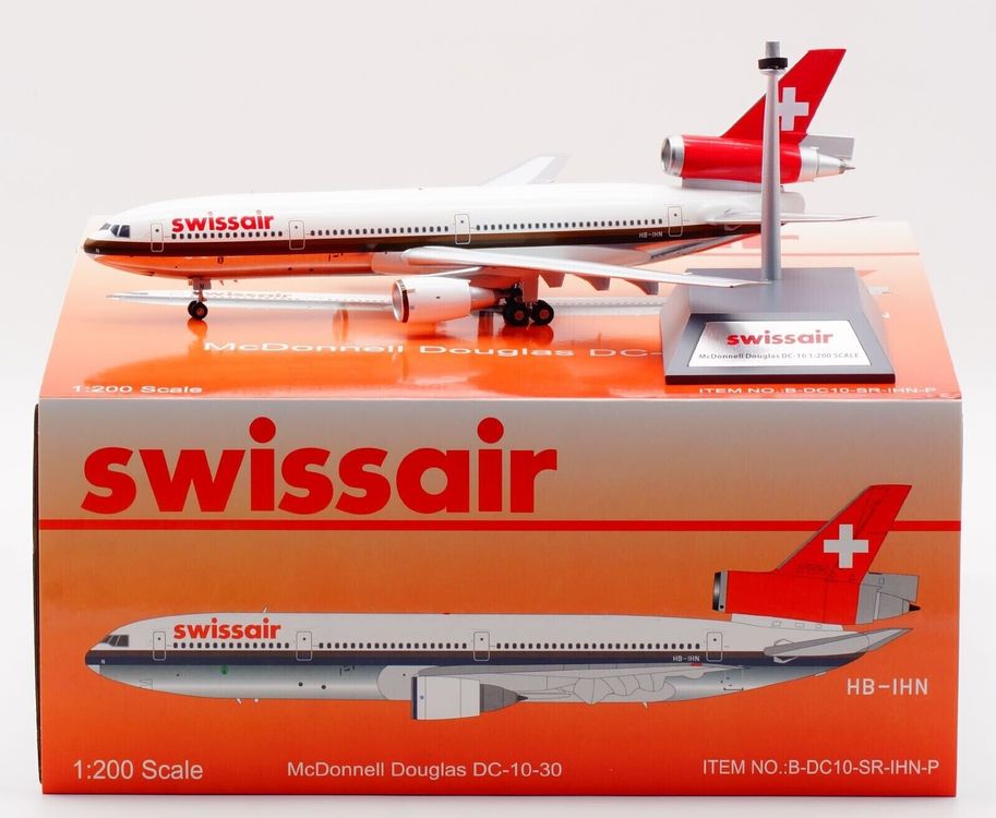 Swissair DC-10-30 (HB-IHN), 1:200 Inflight200 (Neu und originalverpackt) in Weesen für CHF 199 ...
