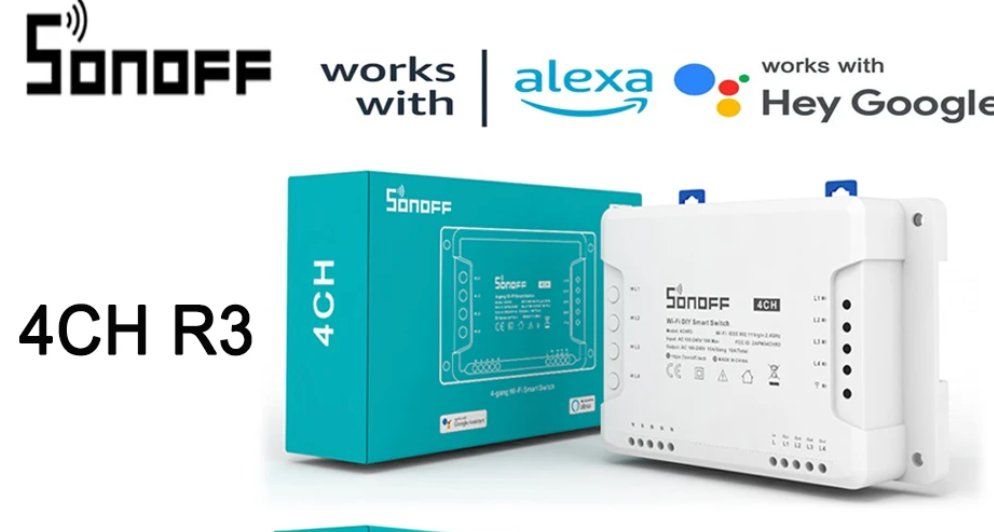 Sonoff 4CH R3/ 4CH PRO R3 4 Gang Wi-Fi Smart Switch Module (Gebraucht ...