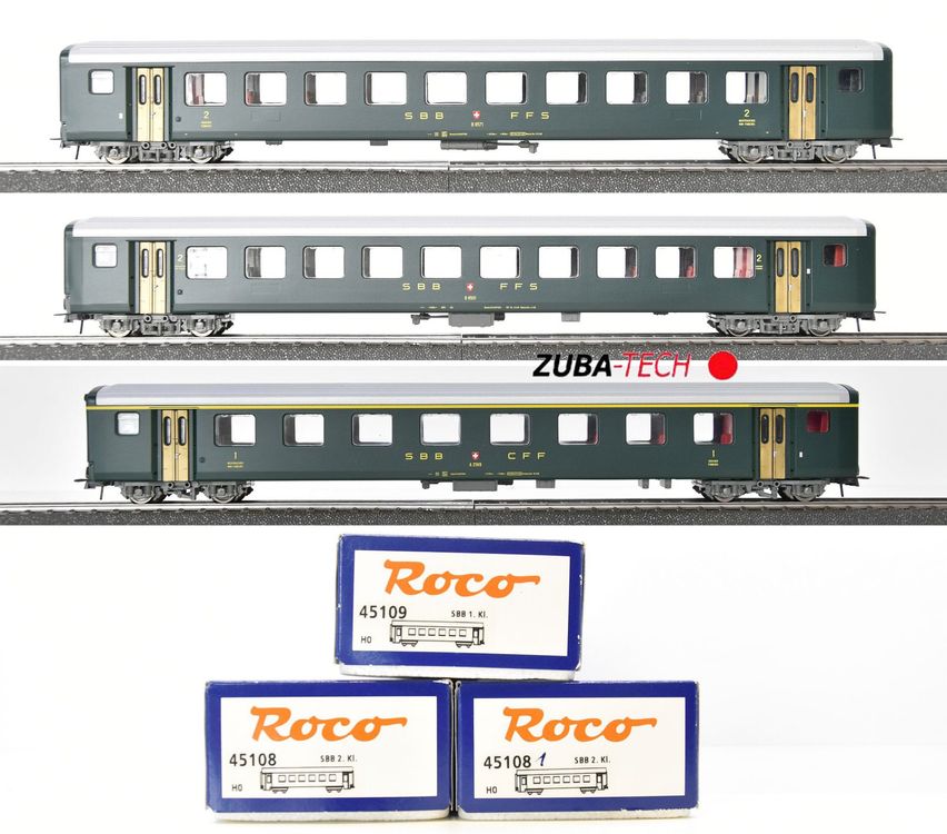 Roco 3x Personenwagen EW II SBB H0 GS mit OVP | Kaufen auf Ricardo