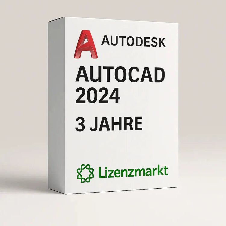 Autodesk AutoCAD 2024 – 3 Jahre Lizenz (Windows macOS) (Neu (gemäss ...