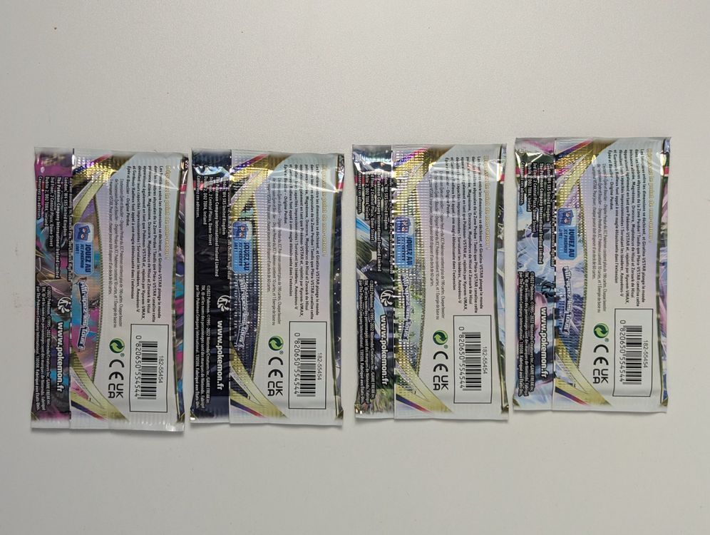Artset 4 Boosters Pokémon Épée et Bouclier Origine Perdue FR (Neuf avec ...