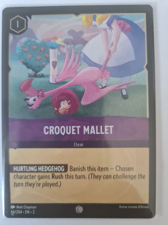 Lorcana, Croquet Mallet, 066/204-EN-2 FOIL | Kaufen auf Ricardo