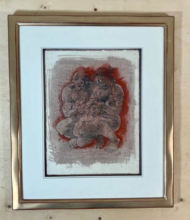 Hans Erni Gemälde Tempera auf Papier 1989 original (Neu (gemäss Beschreibung)) in Vaduz für CHF ...