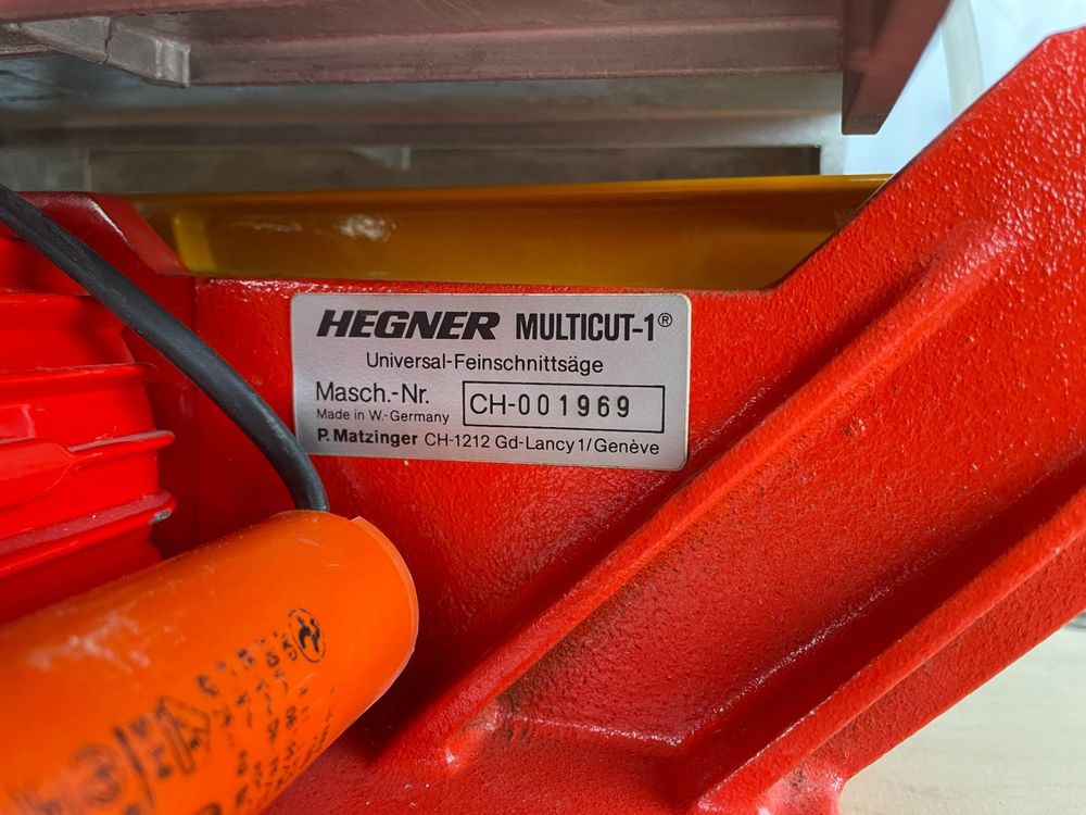 Hegner Multicut-1 Dekupiersäge Feinschnittsäge (Gebraucht) in Zürich ...