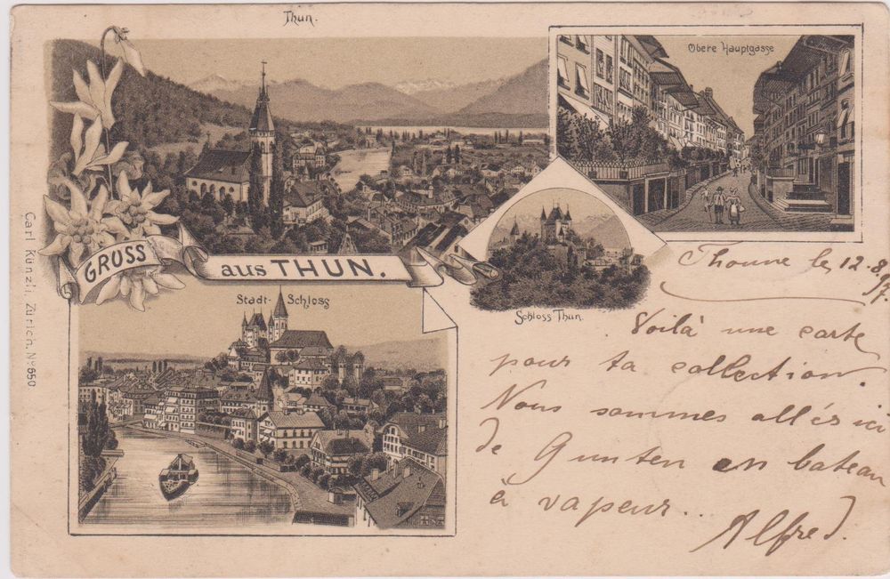 Thun, Litho, 1897 | Kaufen auf Ricardo