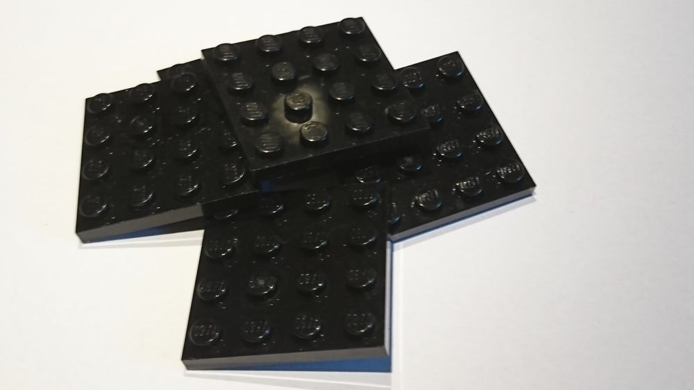 Lego 5x Classic Patten 4x4 part 3031 Bla (Gebraucht) in Schwarzenbach ...