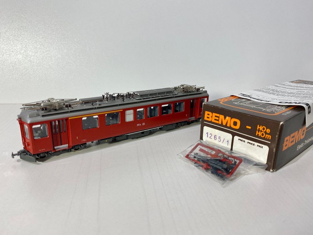 Bemo RhB Triebwagen ABe 4/4 501 H0m (Neu (gemäss Beschreibung)) in ...