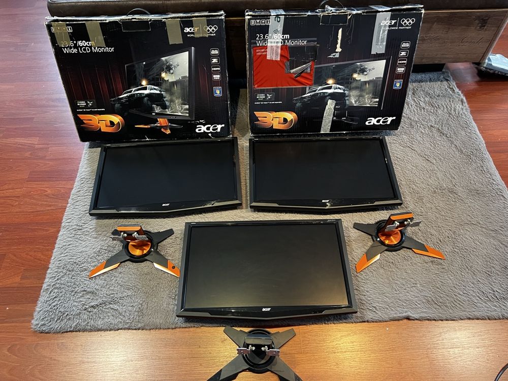 Acer GD245HQ Monitor 3D, inkl. NVIDIA 3D Vision Kit (Gebraucht) in ...