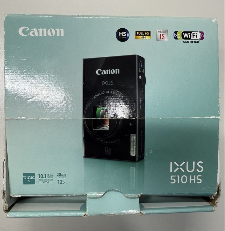 Canon IXUS 510 HS - Kompaktkamera mit Top-Bildqualität (Gebraucht) in ...