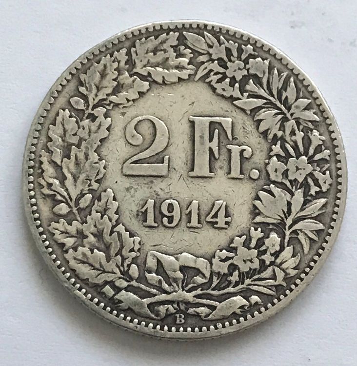 2-Franken Münze 1914 | Kaufen auf Ricardo