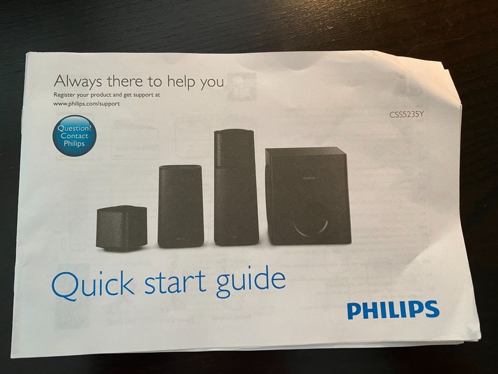 Philips kabelloses Surround-Lautsprecher System; Heimkino | Kaufen auf ...