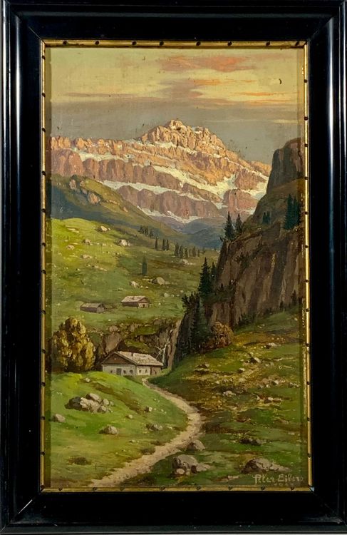 Peter Eilers (1880-1940) Berglandschaft Gemälde (Gebraucht) in Root für ...