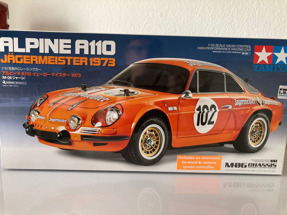 TAMIYA ALPINE A110 Jägermeister KARROSSERIE 1:10 (Neu und ...