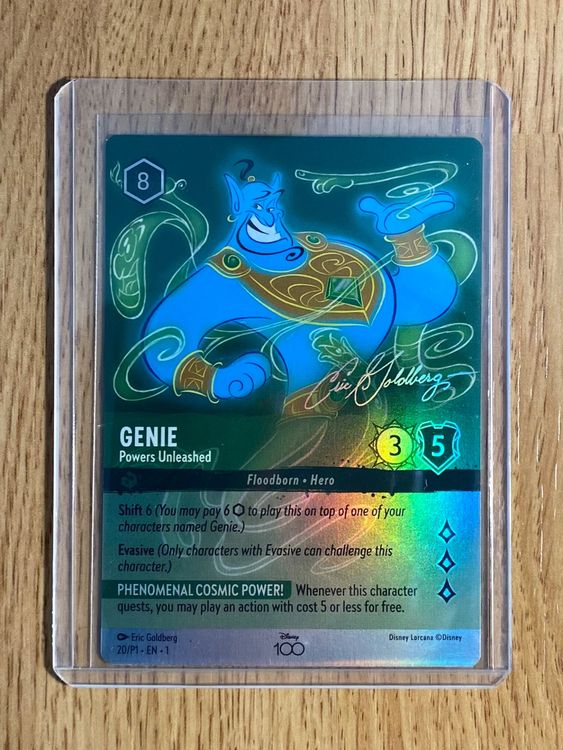 Genie Disney 100 Collectors Card 20/P1 Lorcana EN | Kaufen auf Ricardo